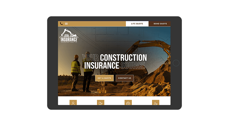 Custom Insurance Agency Website Platform | BrightFire