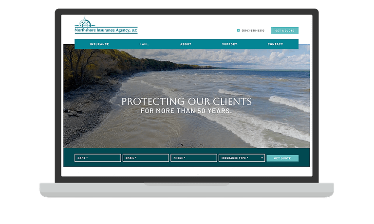 Custom Insurance Agency Website Platform | BrightFire