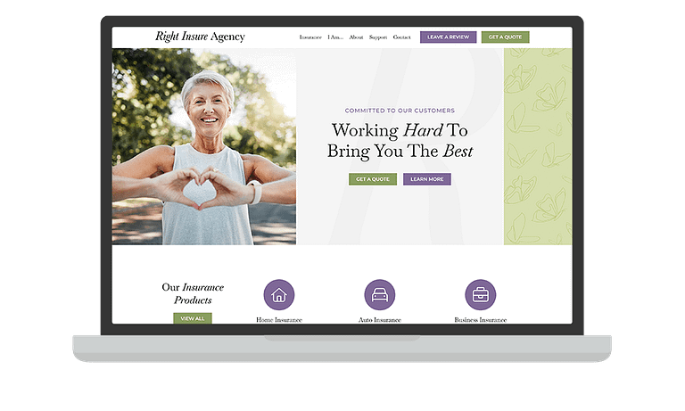 Beautiful, Custom-Designed Insurance Agency Websites | BrightFire