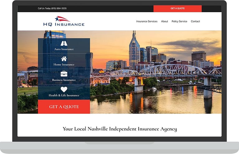 Custom Insurance Agency Website Platform | BrightFire