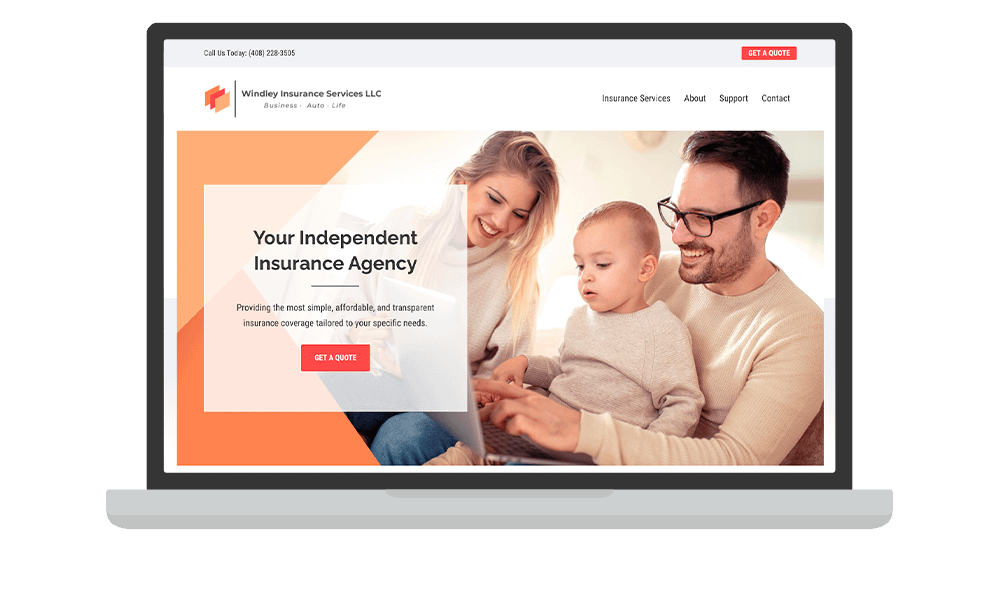 Beautiful Insurance Websites, Custom Designed for Your Agency | BrightFire