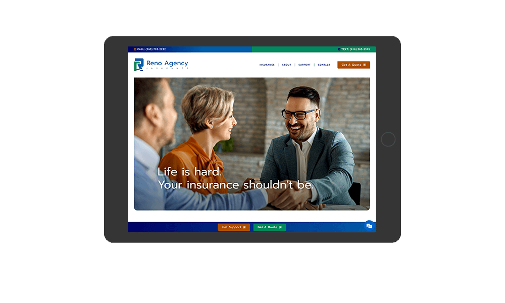 Beautiful, Custom-Designed Insurance Agency Websites | BrightFire