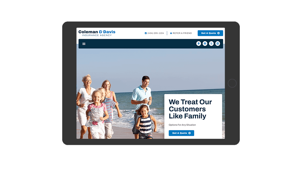 Beautiful, Custom-Designed Insurance Agency Websites | BrightFire