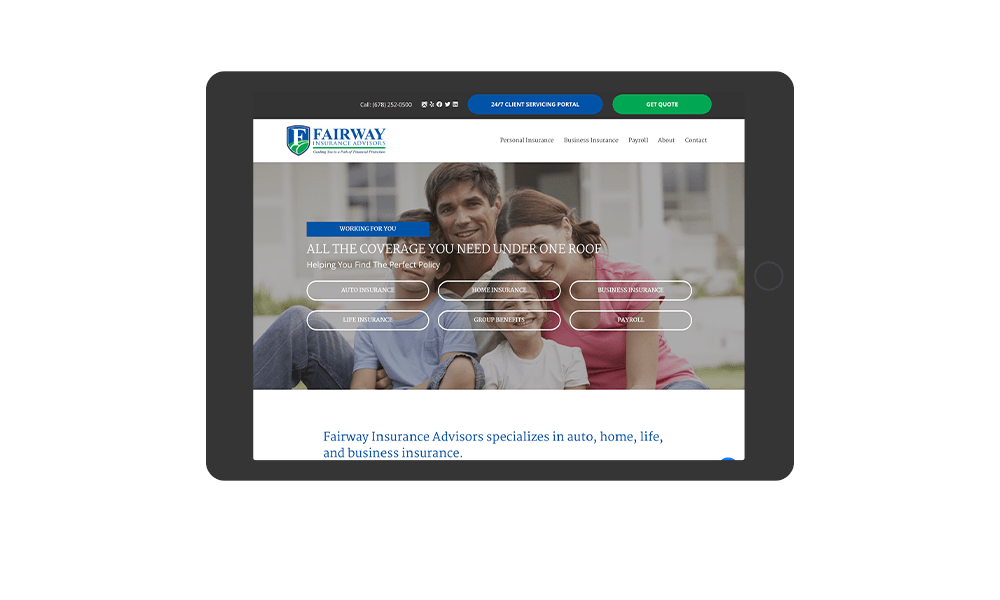 Beautiful Insurance Websites, Custom Designed for Your Agency | BrightFire