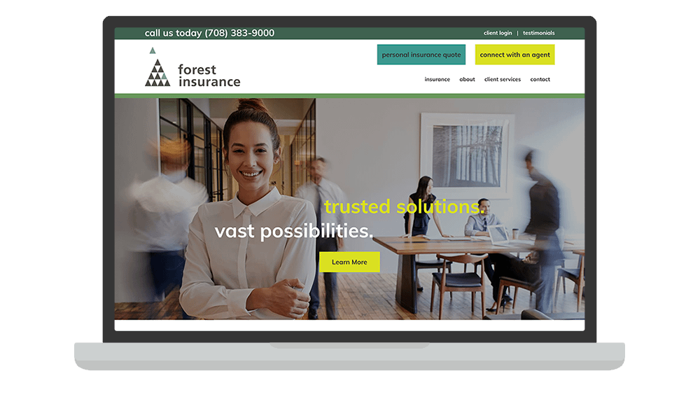 Beautiful Insurance Websites, Custom Designed for Your Agency | BrightFire