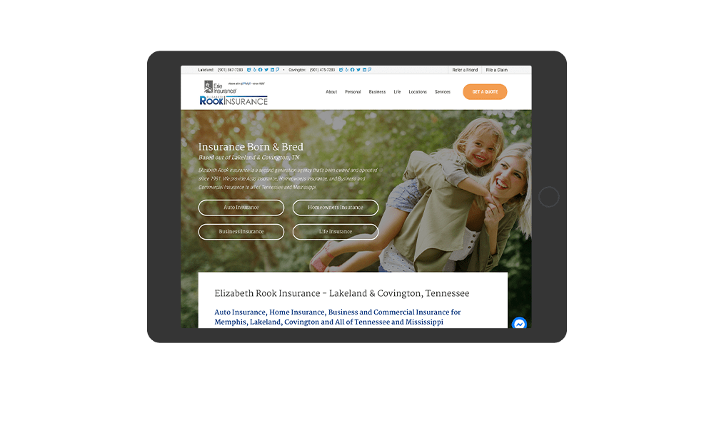 Beautiful Insurance Websites, Custom Designed for Your Agency | BrightFire