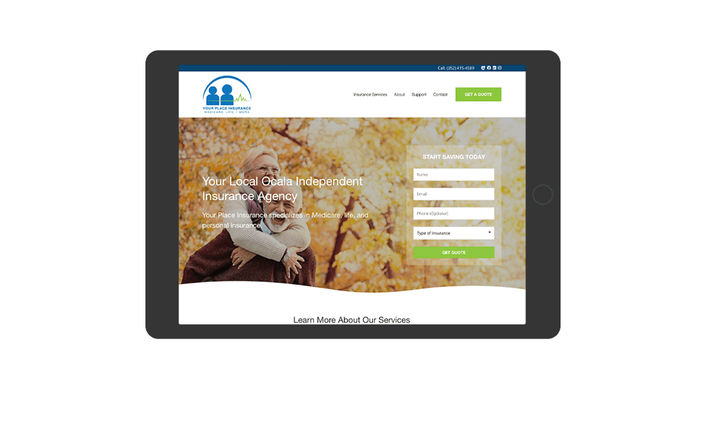 Beautiful Insurance Websites, Custom Designed for Your Agency | BrightFire